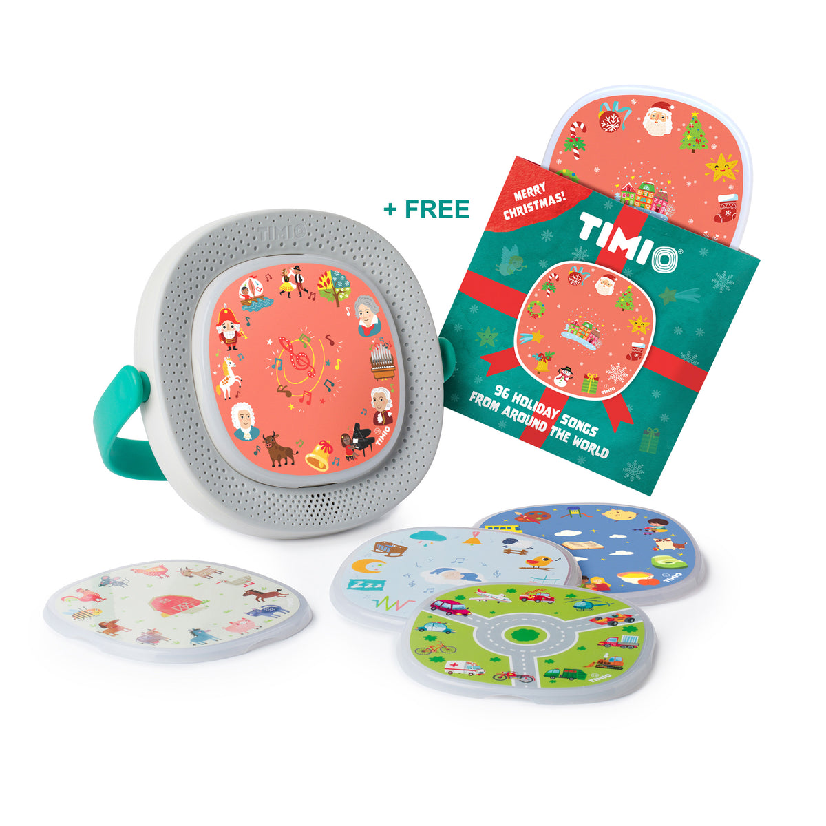 TIMIO® Starter Kit: Player + 5 Discs | Offizieller Shop – TIMIO.CO